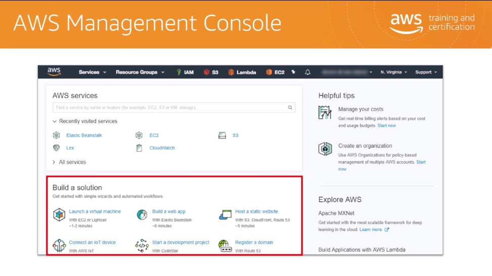 Introduction to AWS Management Console まとめ – ナレコムAWSレシピ | AIに強い情報サイト